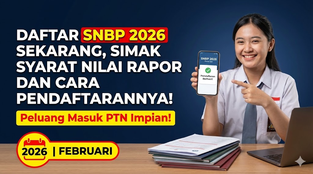 Daftar SNBP 2026 Sekarang, Simak Syarat Nilai Rapor dan Cara ...